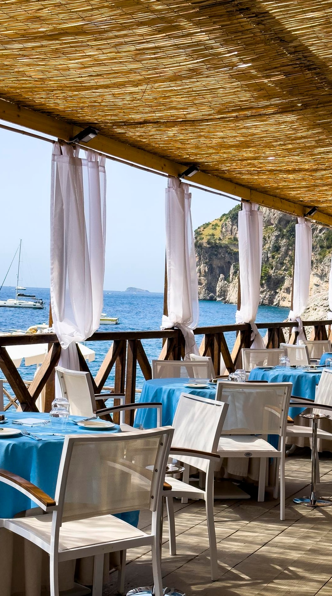 Remmese beach restaurant, Positano | Hotel Le Agavi, 5-stars L